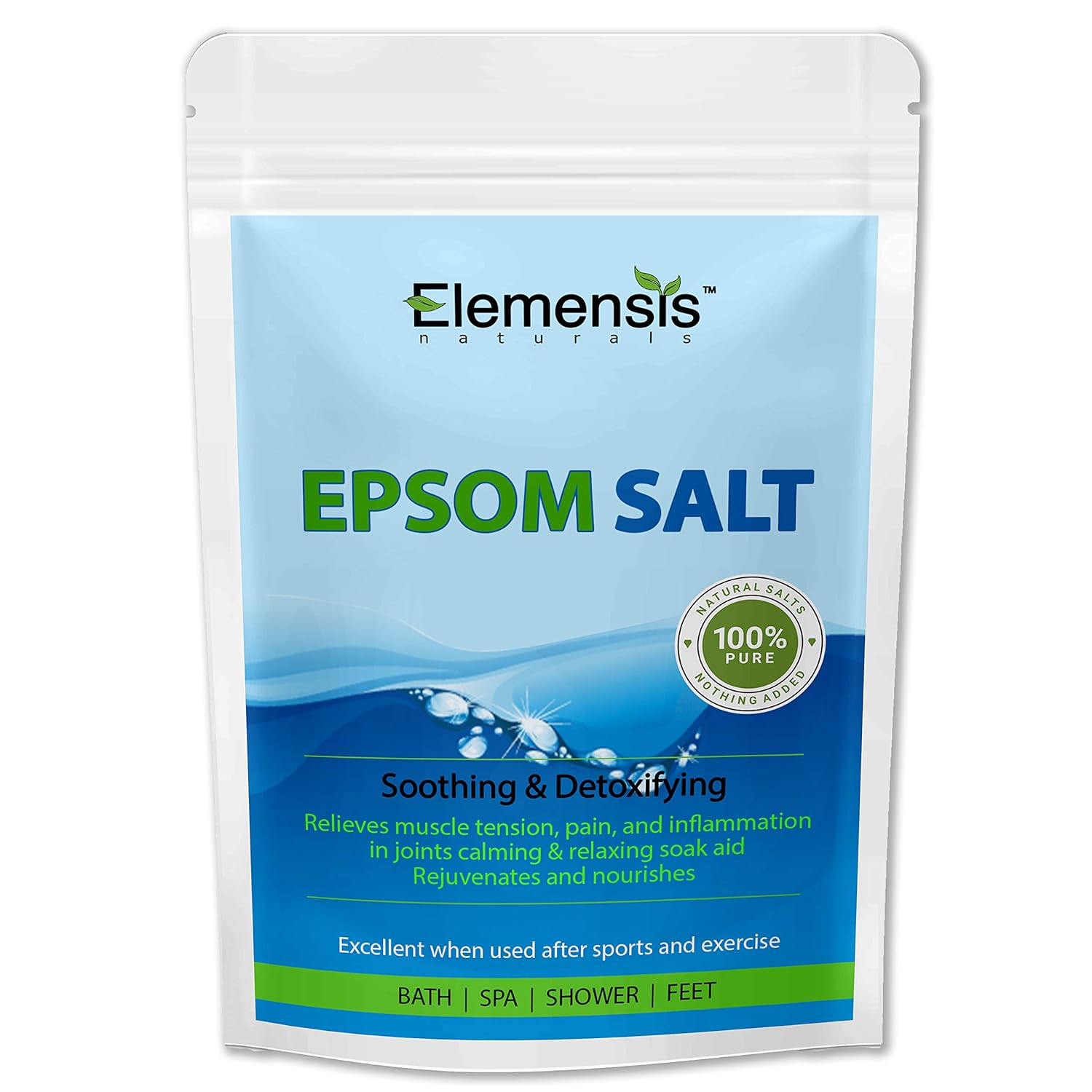 Elemensis Naturals Epsom Salt Granule(Magnesium Sulphate) For Bathing ...