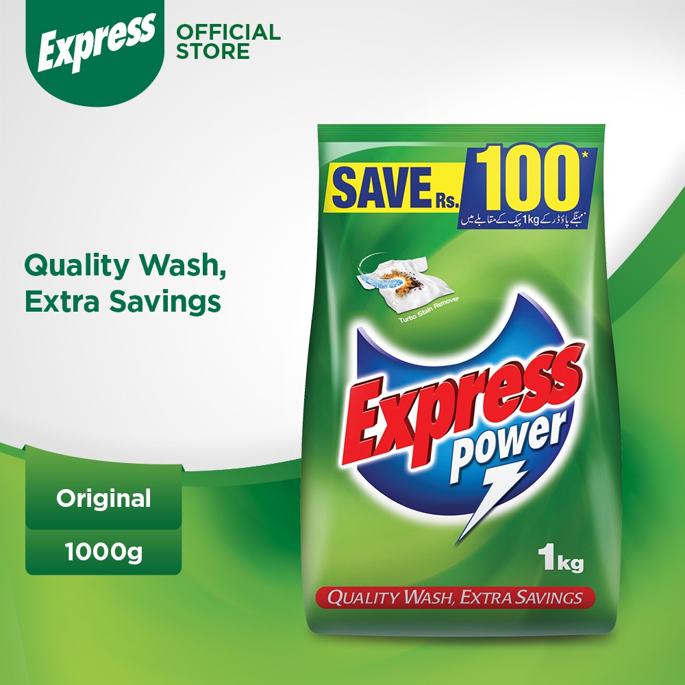 Express Power 1kg - Detergent Washing Powder | Daraz.pk