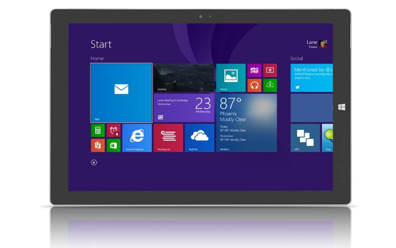 Microsoft surface Tablet PC l 256GB SSD l 4GB RAM l windows10 pro i5 ...