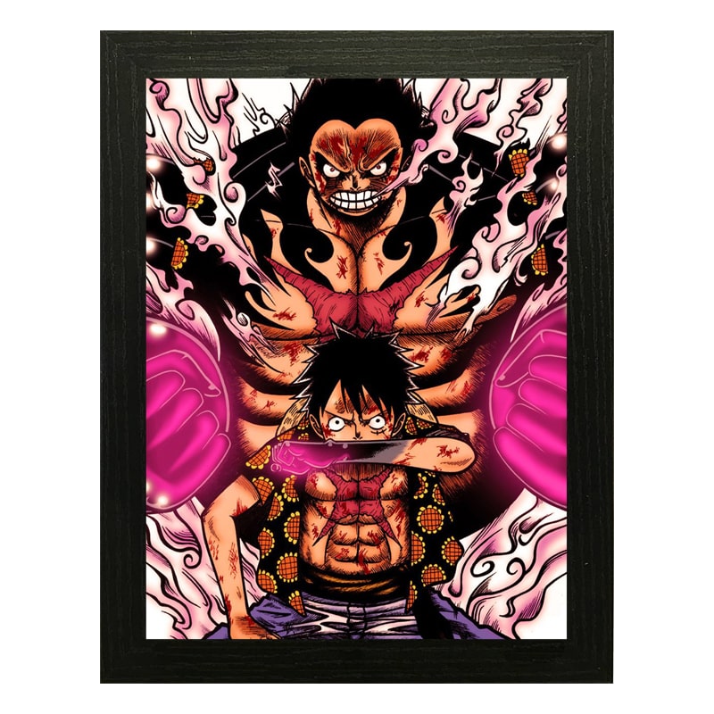 One Piece Anime Poster Frame, Framed Anime Luffy Posters - Raqeeq ...