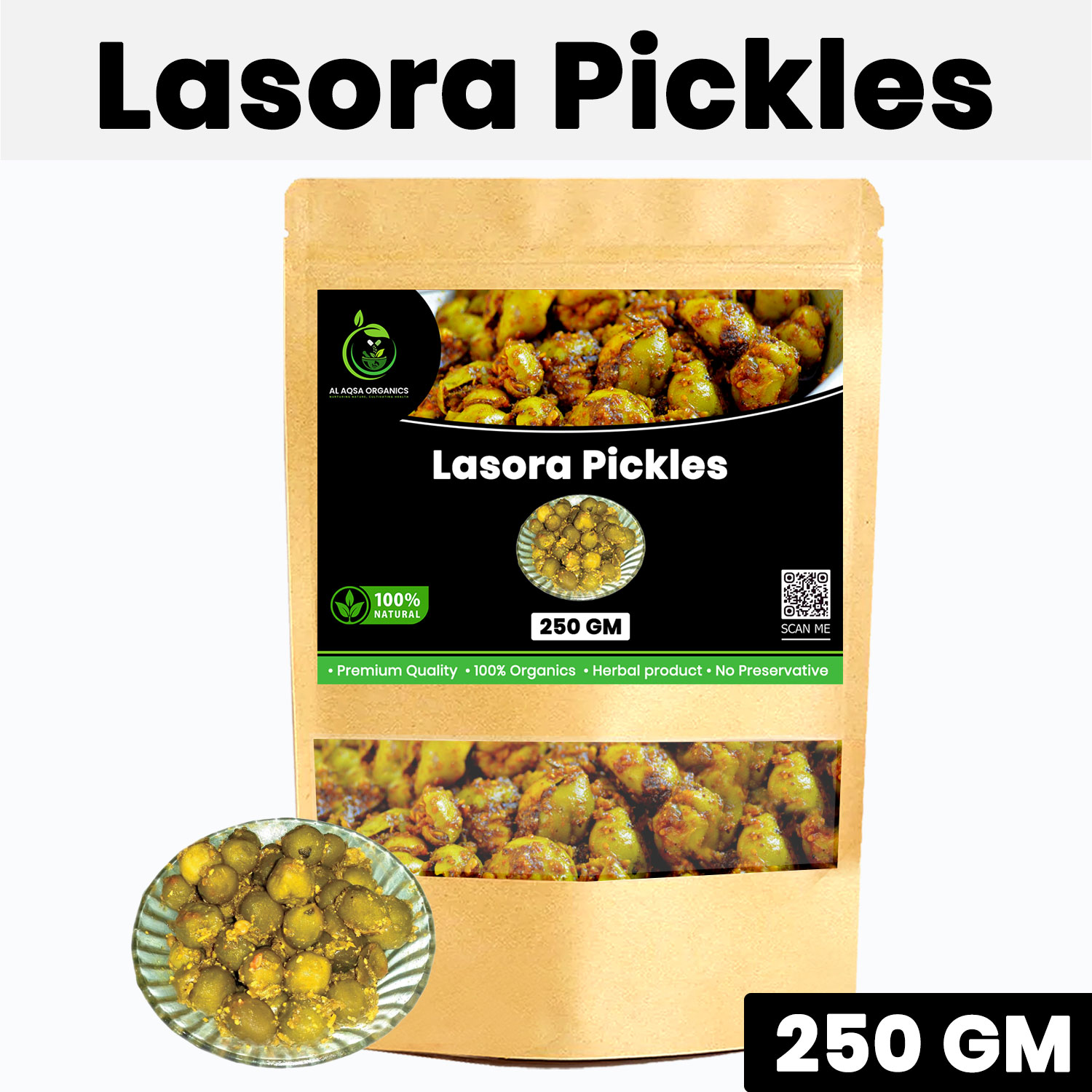 Lasoora Pickle \ Lasora Achar / Lasoora Achaar \ Achar - 250 Gram ...