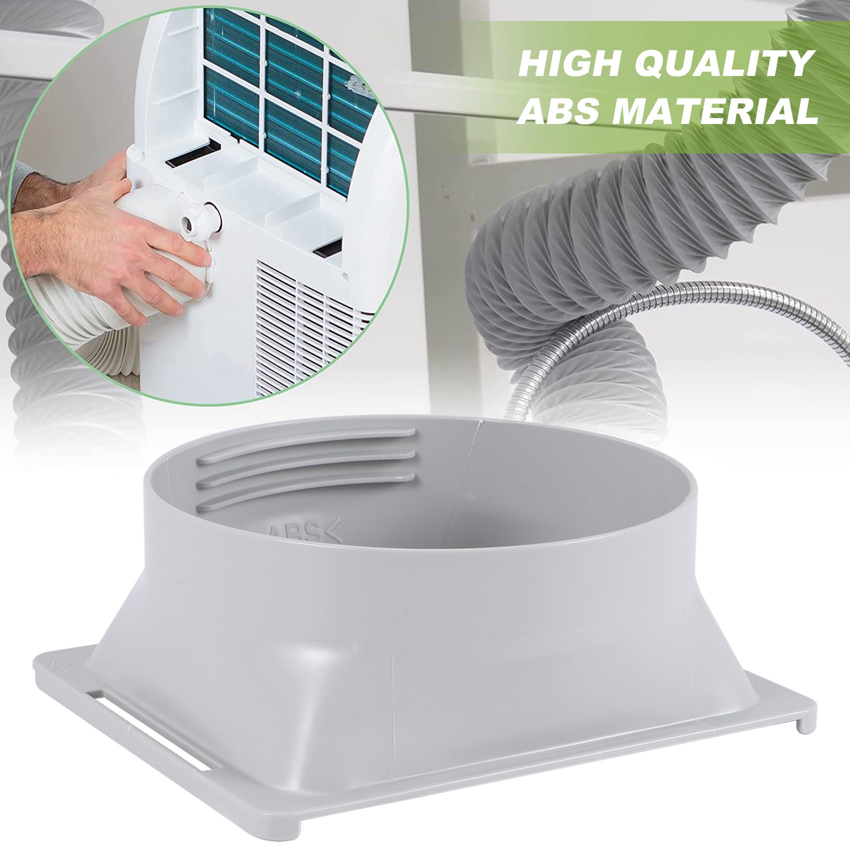 Portable Air Conditioner Exhaust Hose Coupler Window Adapter A/C Unit ...