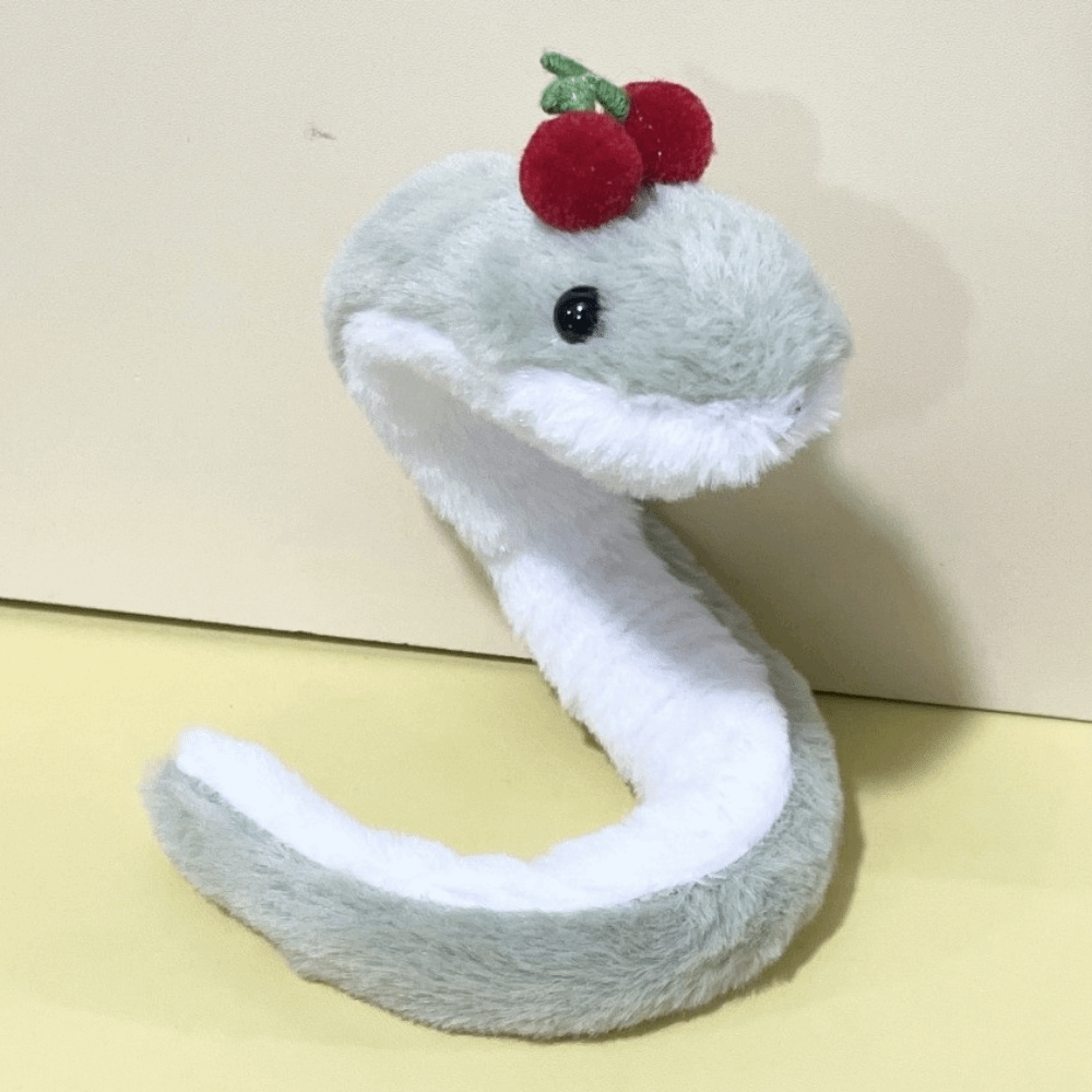 Cute Cartoon Snake Plush Toy Snake Shaped Soft Animal Doll Kawaii Soft ...
