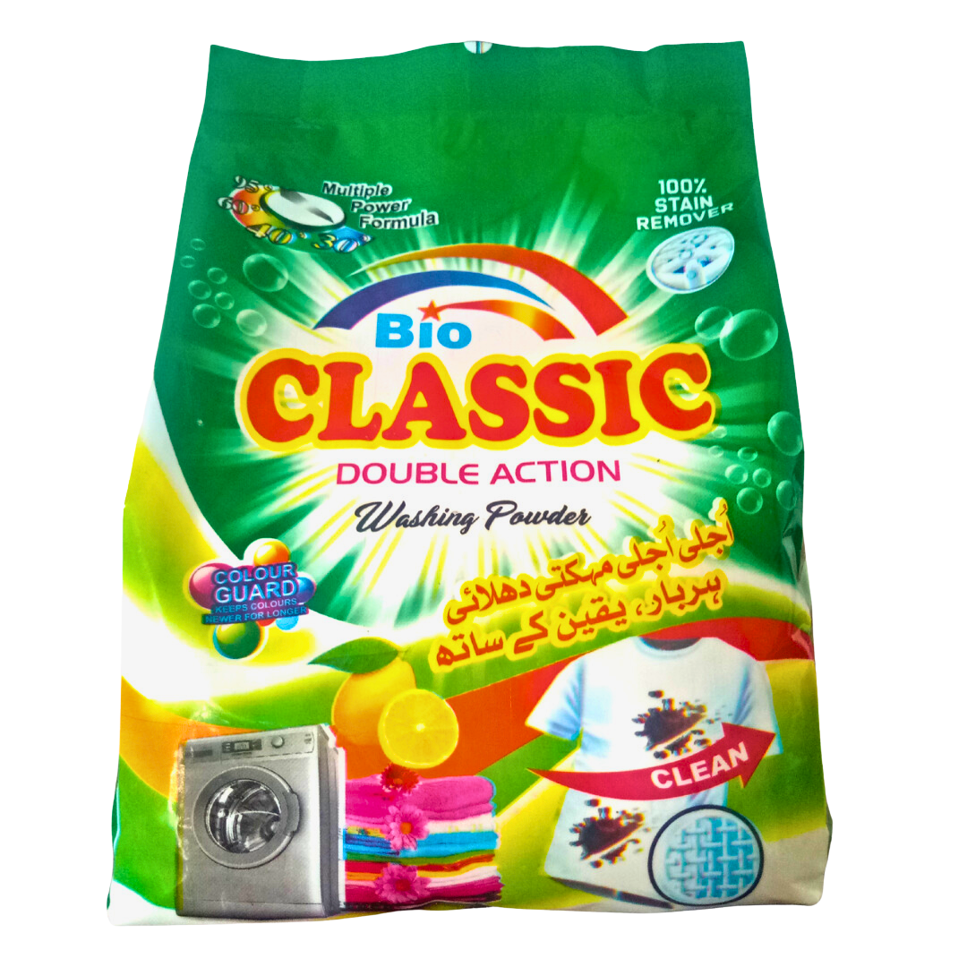 Bio Classic Washing Powder Green Original 1kg Pack - Detergent Washing ...