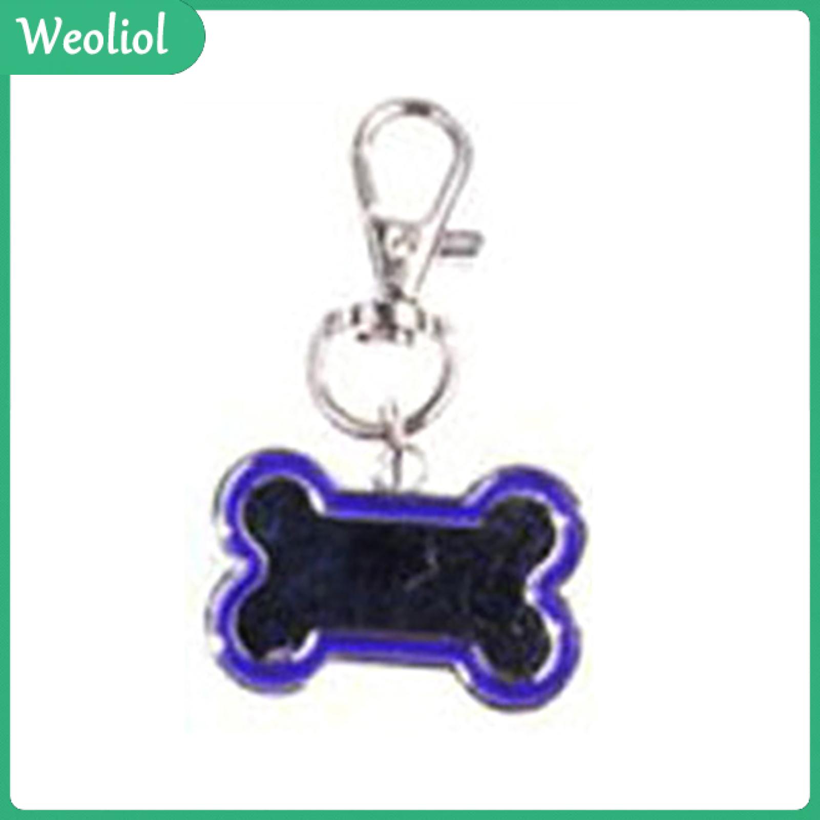 Weoliol- Dogs Name Tag Cute Bone Shape Nameplate | Daraz.pk