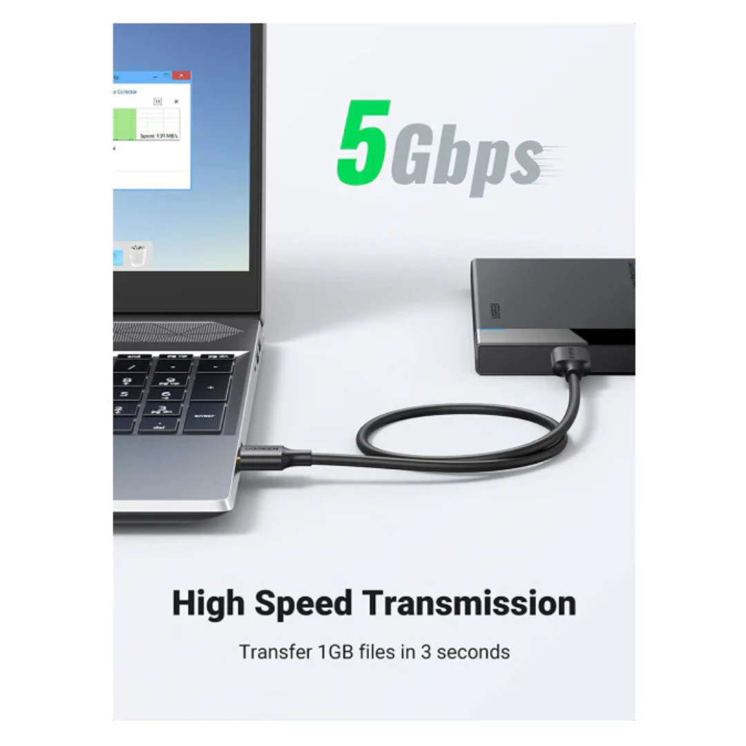 Original Transcend USB 3.1 A to Micro B SuperSpeed Cable for WD/Seagate ...