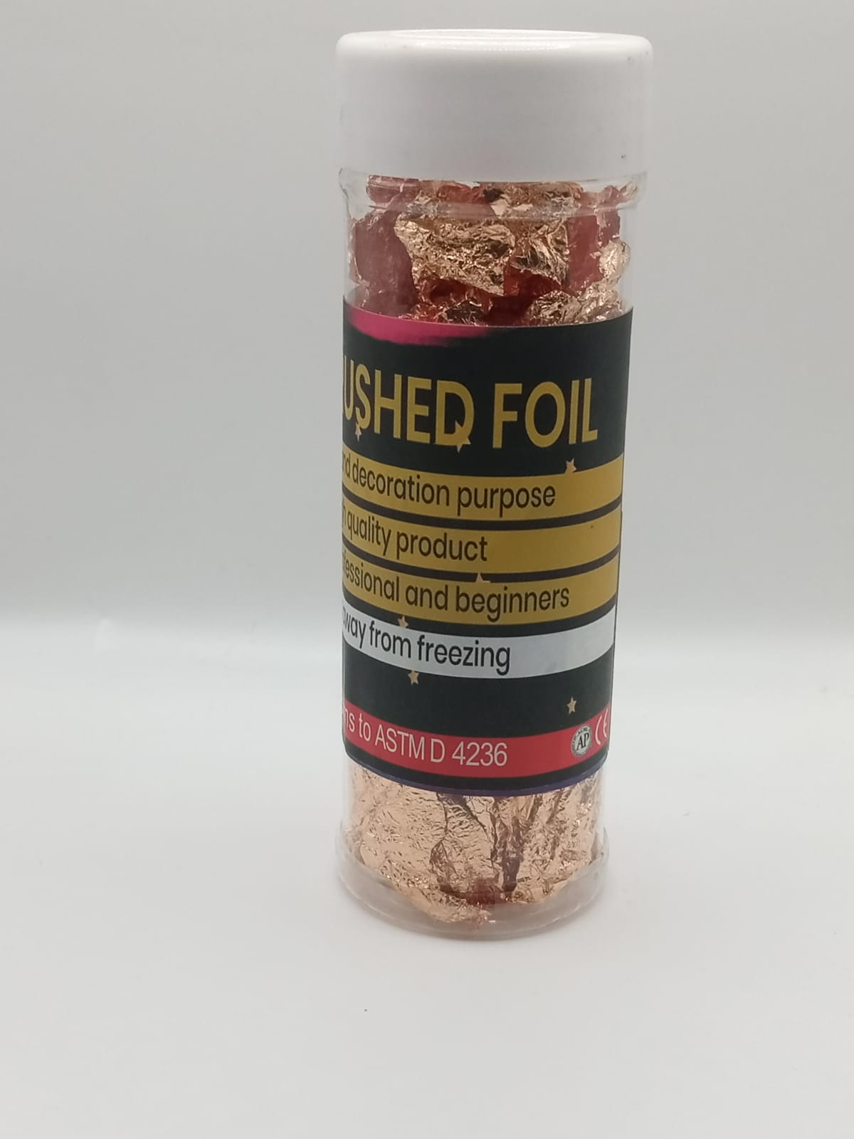 Crushed Foil For Art And Craft ( Silver And Golden And Copper Color ...