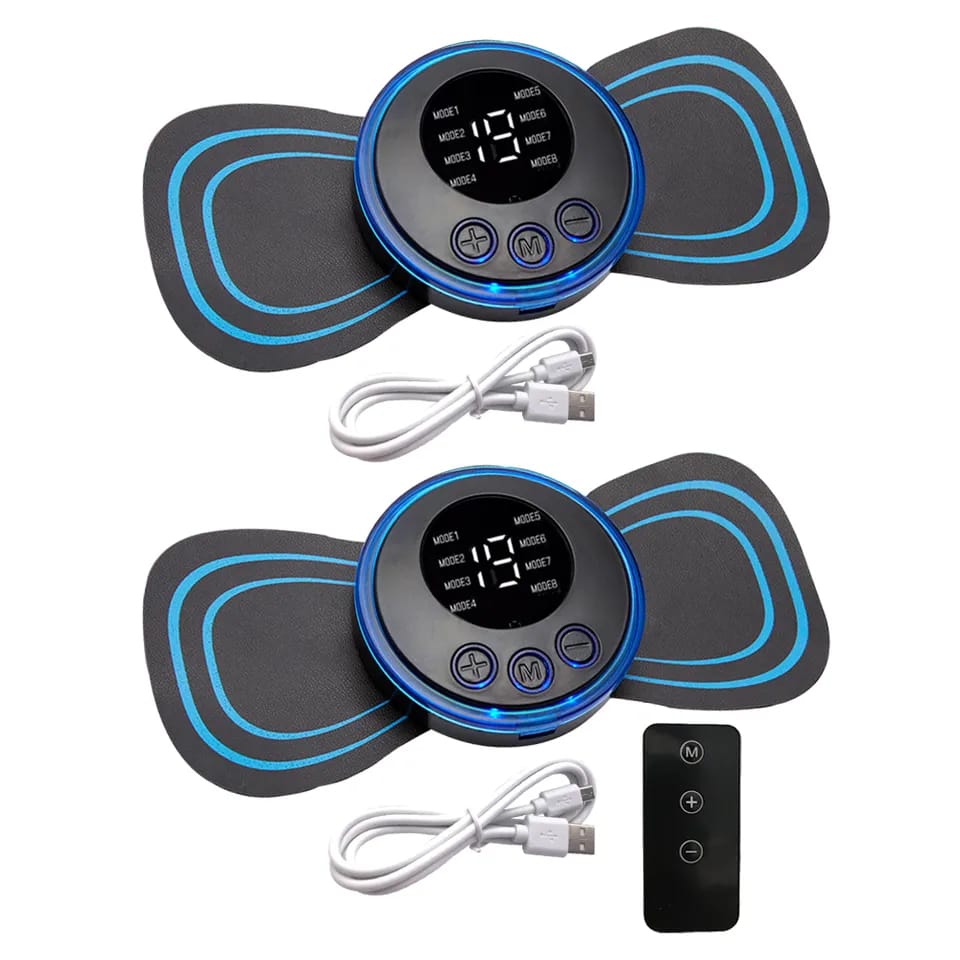EMS Mini Electric Neck Back Body Massager with Remote Control | Daraz.pk
