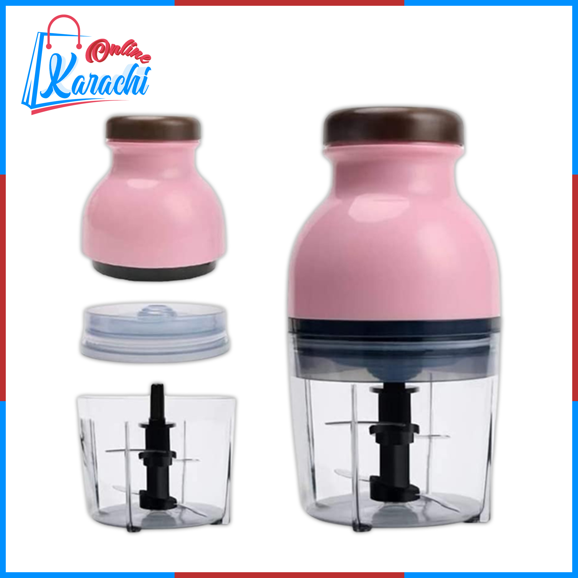 Online Karachi New Rechargeable Food Processor and Chopper/ Mini 200W ...