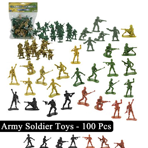 25 Pcs - Mini Army Soldier Toy Set - Military Force Action Figure Toys ...