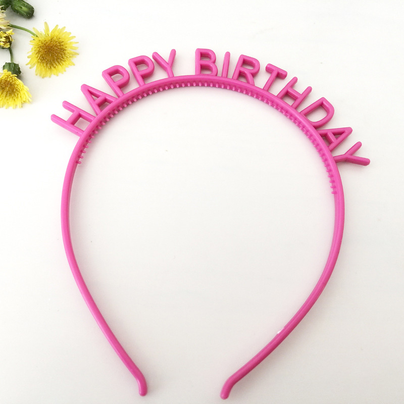 【SP】Birthday Headband Letters HAPPY BIRTHDAY Children's Birthday ...