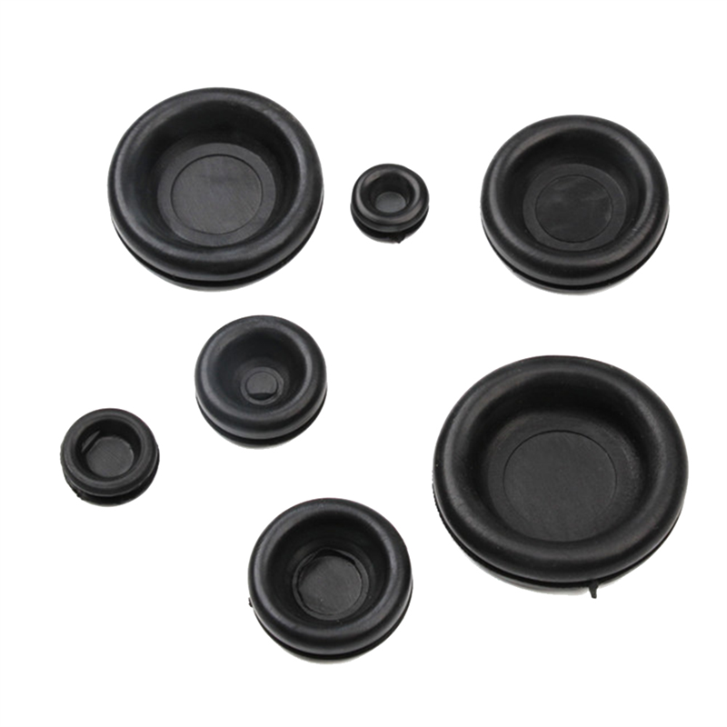170Pcs 7 Sizes Firewall Hole Plug Set Electrical Wire Gasket Solid Hole ...
