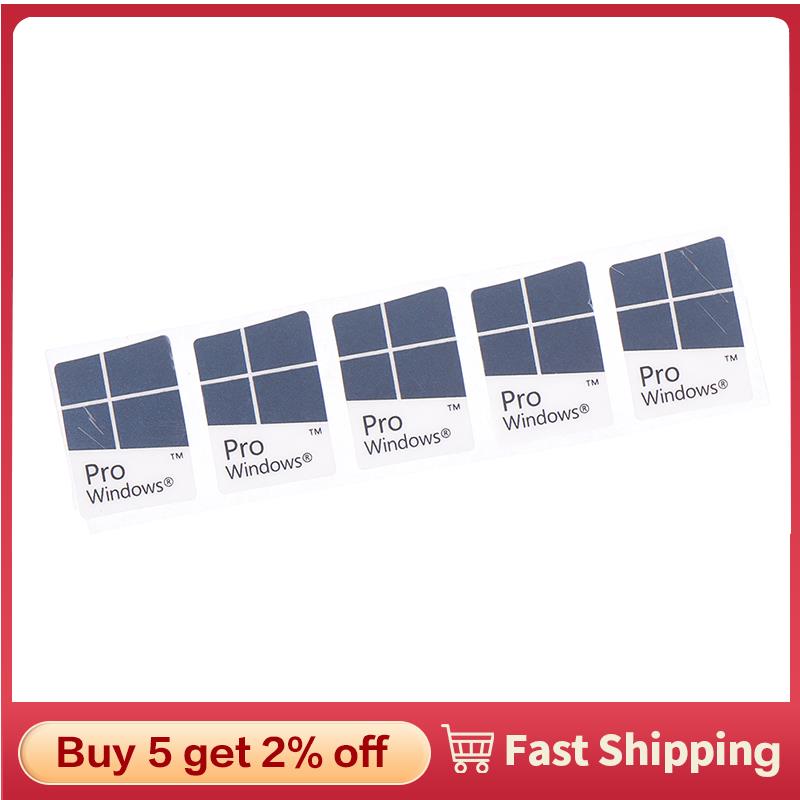 5pcs Windows 10 Stickers WIN10 PRO Label Laptop Logo Sticker Win10 ...