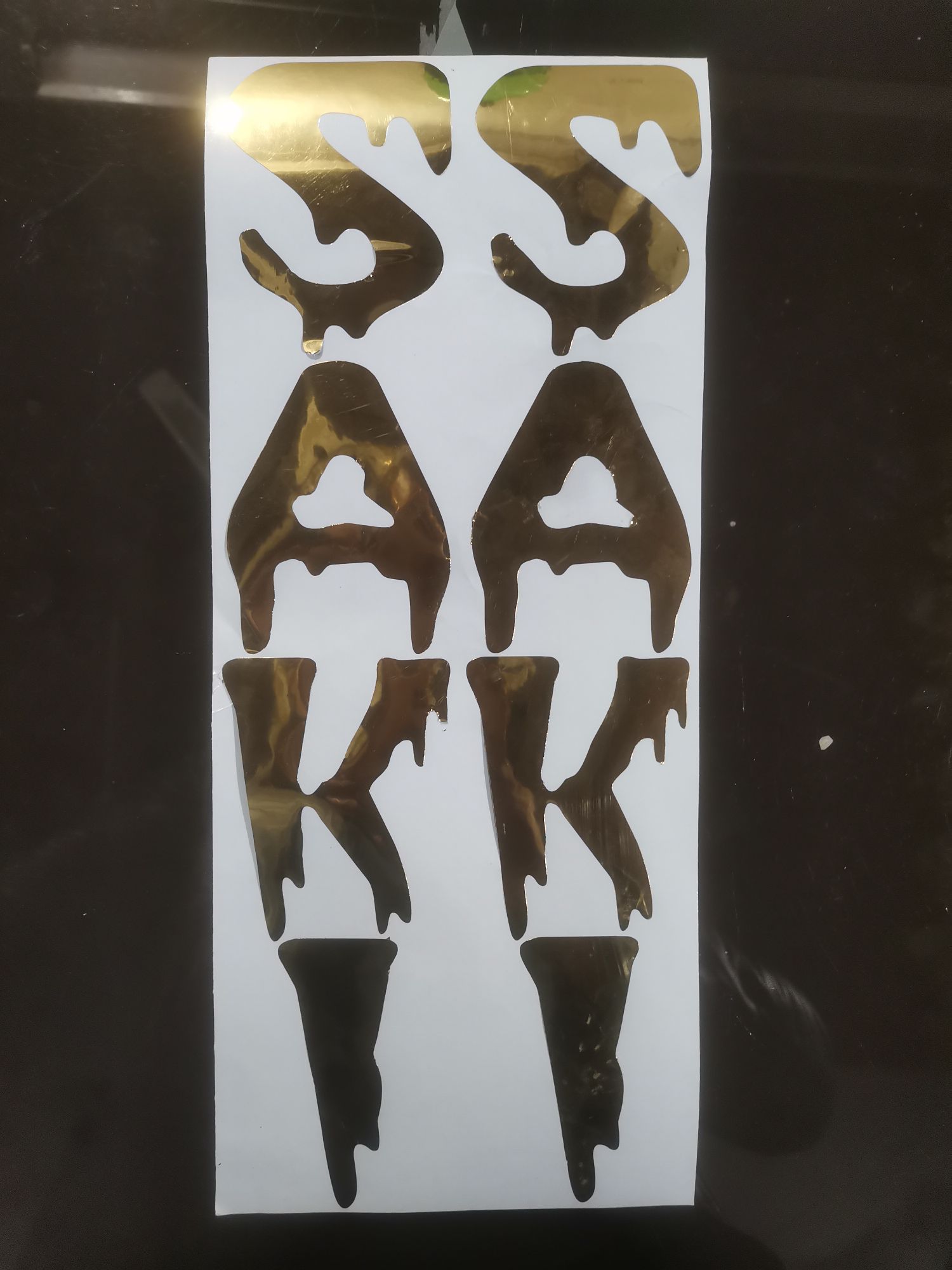 Stickers SAKI Shine Golden bat Sticker for Cricket SAKI Bat Stickers ...