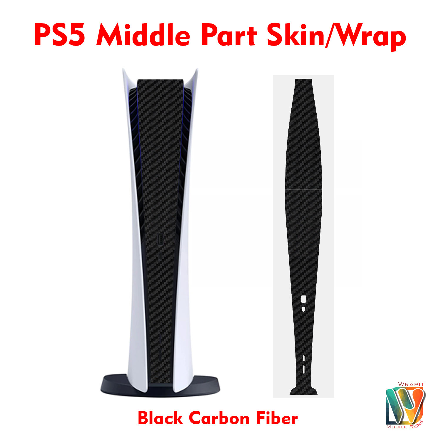 PS5 Middle Part Skin/Wrap Available in Many Colors | Daraz.pk
