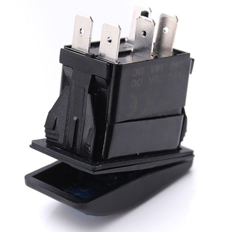 Dual LED Back Light Rocker Switch SPST ON-OFF 12/24V 10A 1 | Daraz.pk