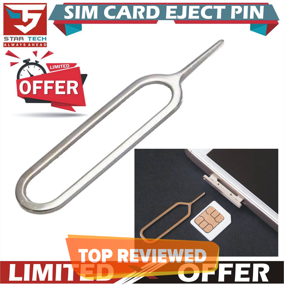 (pack of 20)Sim Ejector Pin - Sim tool for all Smartphones | Daraz.pk