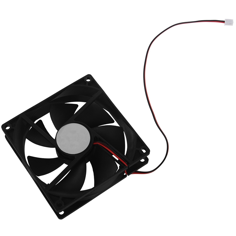 90 x 25mm 9025 2pin 12V DC Brushless PC Case CPU Cooler Cooling Fan ...