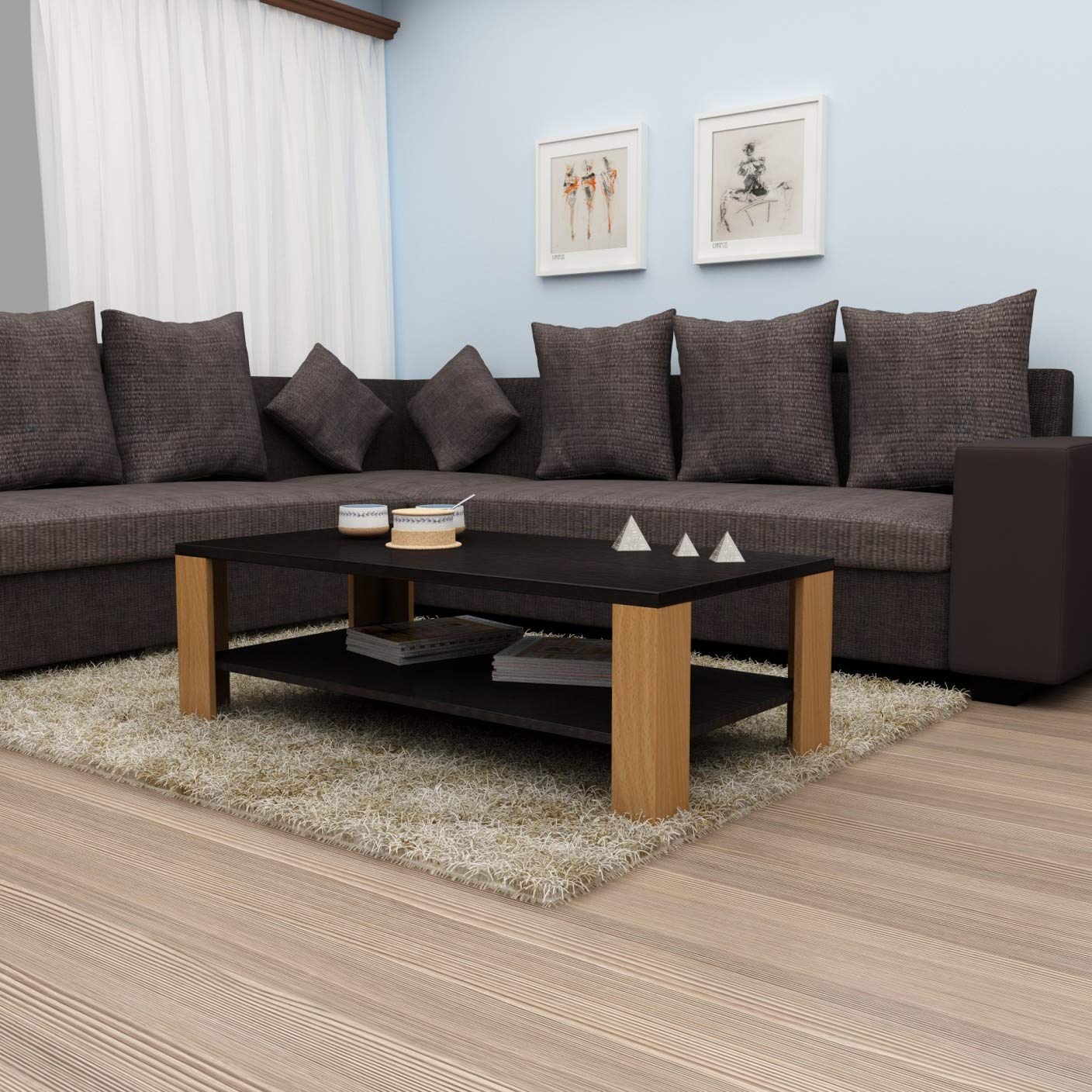 MDF Center Coffee Table for Home Living Room Hall | Daraz.pk