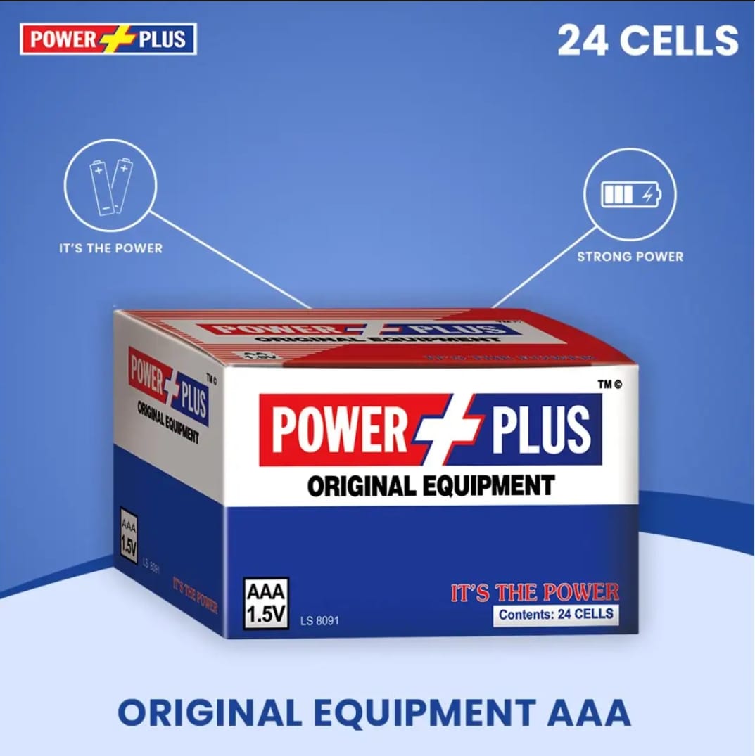 POWER PLUS BATTERY ORIGINAL EQUIPMENT - AAA ( 24 /BOX) | Daraz.pk