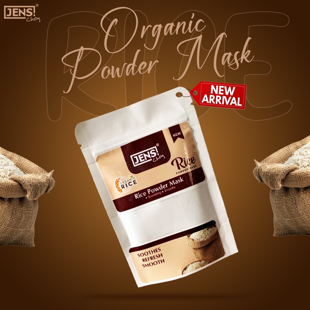 Jens Choy Organic Rice Brightening Powder Mask | Daraz.pk