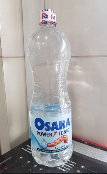 OSAKA OR VOLTA POWER TONIC PURE DEIONIZED DISTILLED BATTERY WATER 1.25 ...