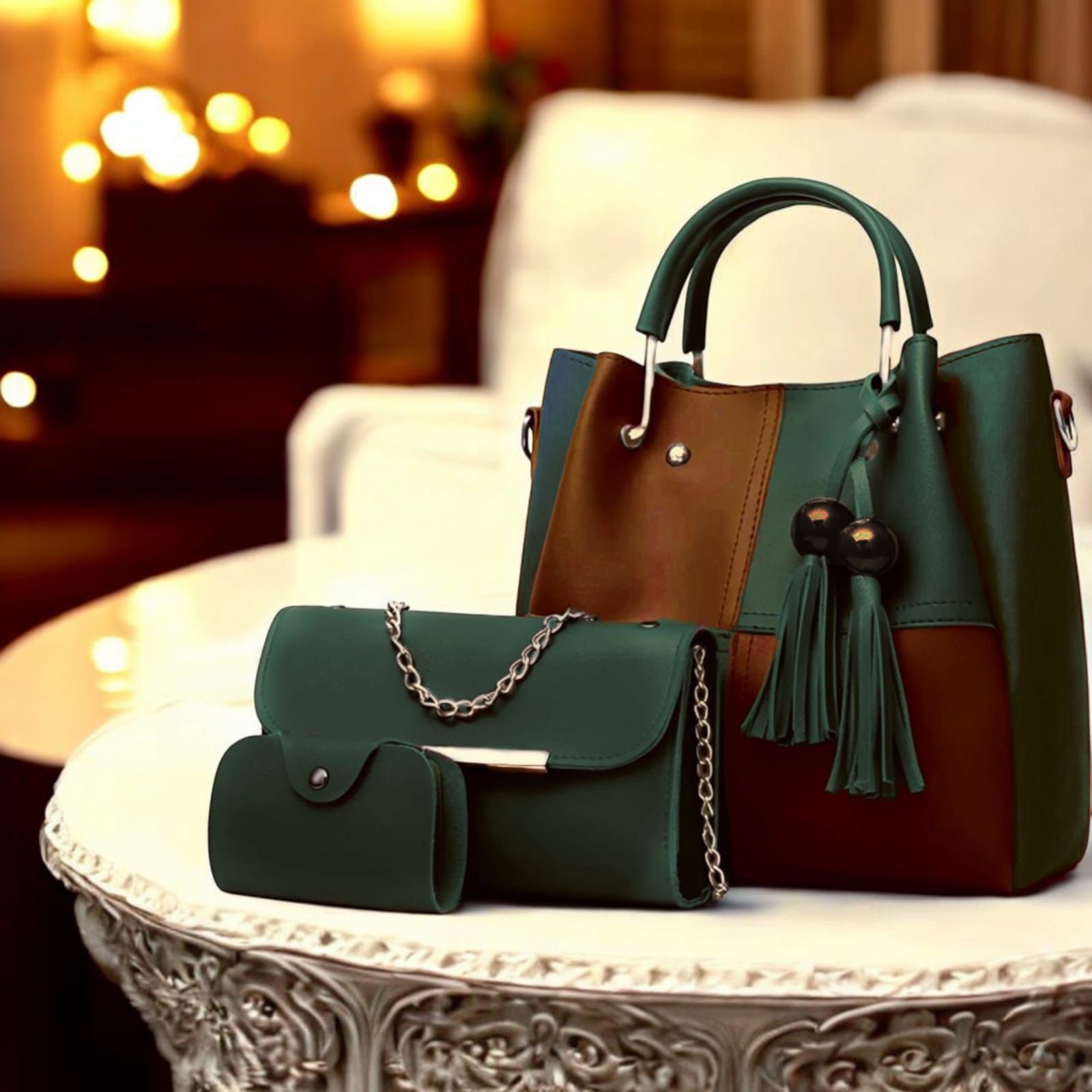 Hight quality 3 pc ladies bag | Daraz.pk