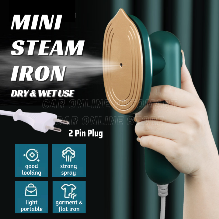 Portable Travel Iron, Mini Iron Steam Iron Handheld Ironing Machine ...