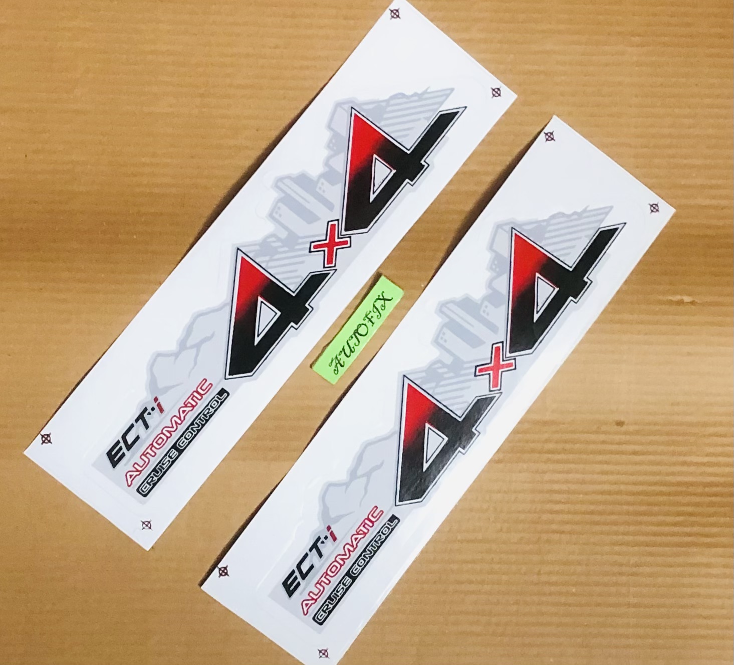 Toyota Hilux Exterior styling 4 X 4 ECT Stickers 02 PCS | Daraz.pk