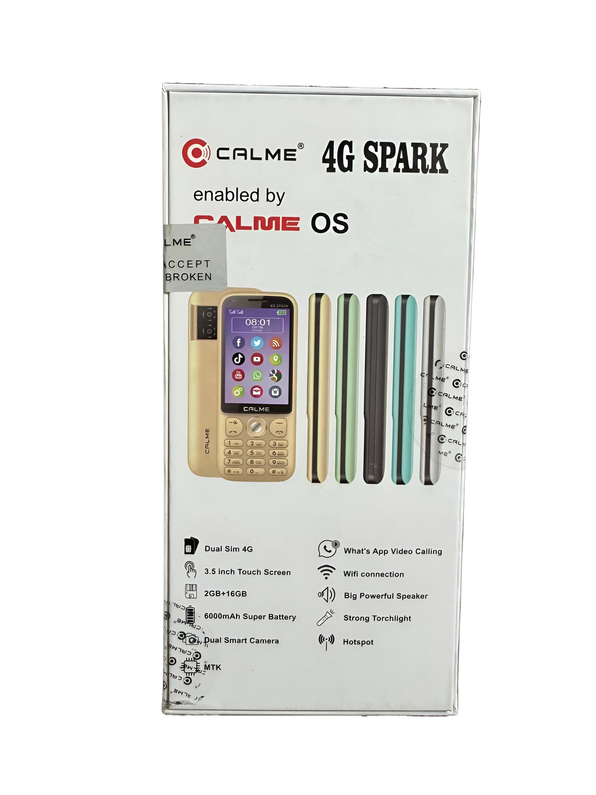 Now Buy Calme 4G Spark - 2GB RAM 16GB ROM - 3.5" Touch Screen - 6000mAh ...
