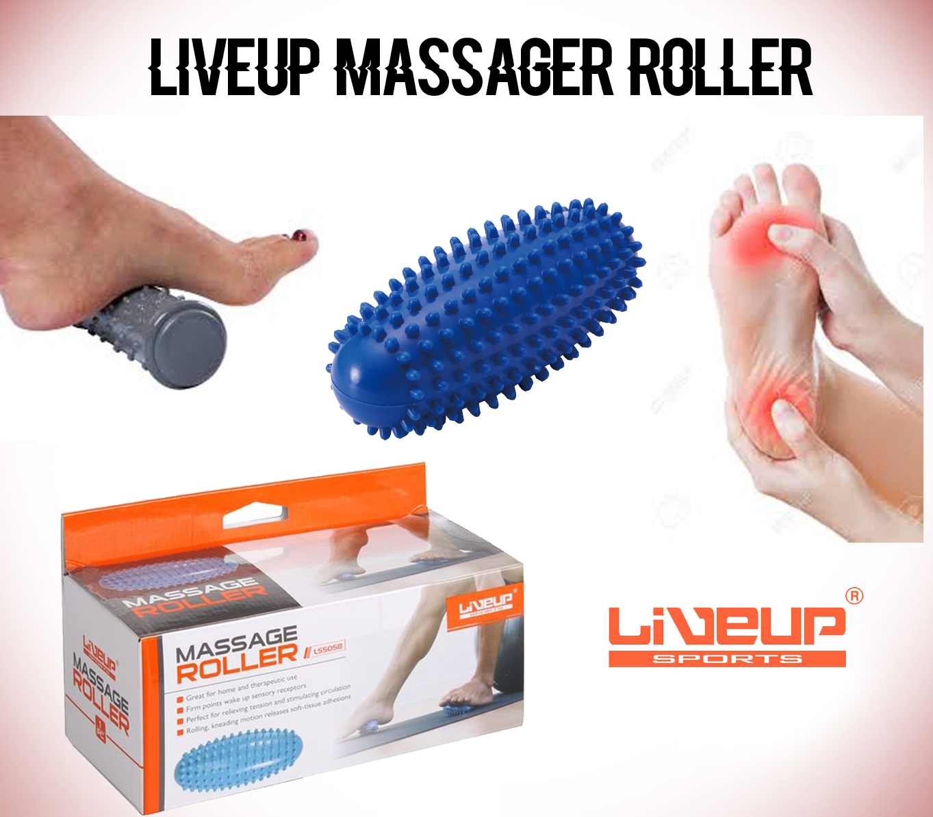 Liveup Foot Massage Roller - LS 5058 | Daraz.pk