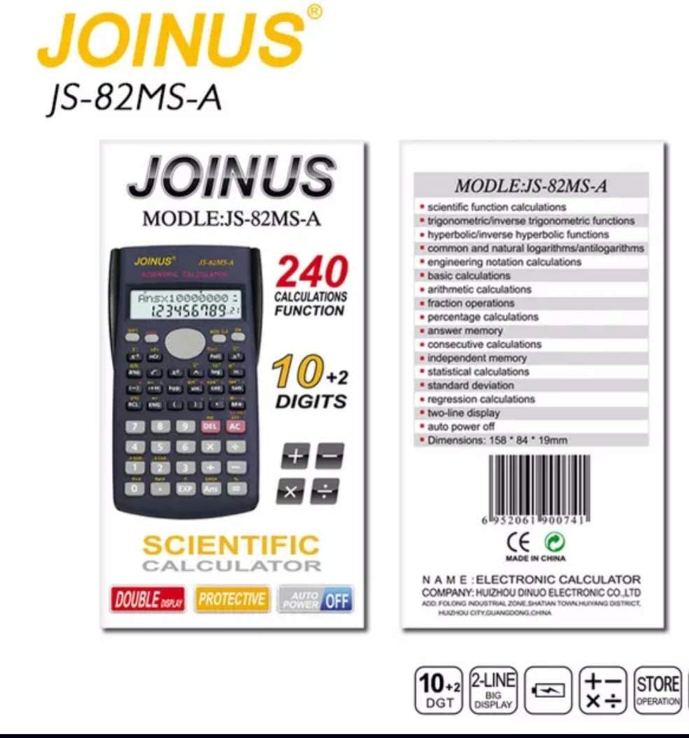 JOINUS Scientific Calculator Modle: JS82MS-5 | Daraz.pk
