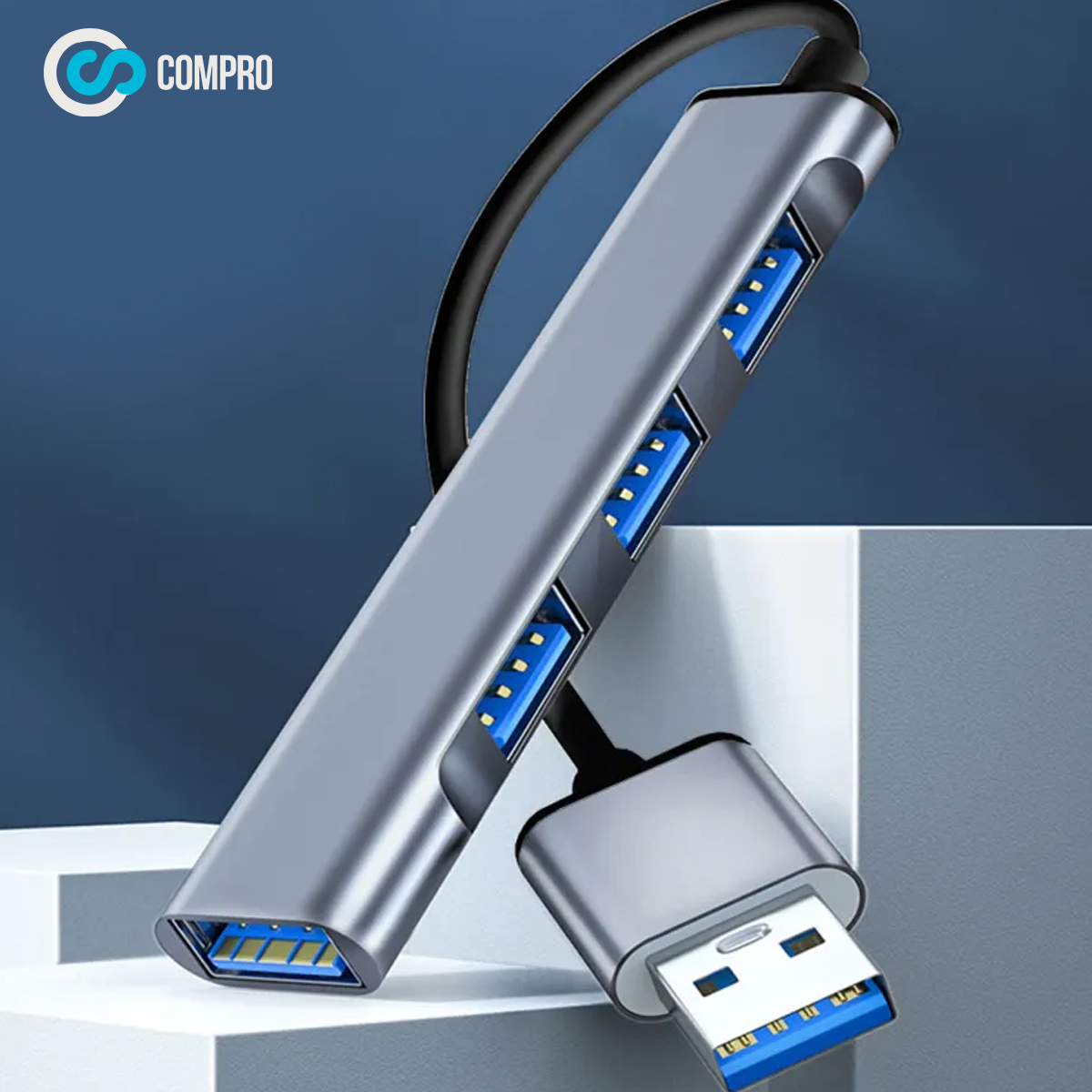 USB HUB 3.0 With 4 Ports 5V/1.5A Charging High Speed 5Gbps - Multi ...