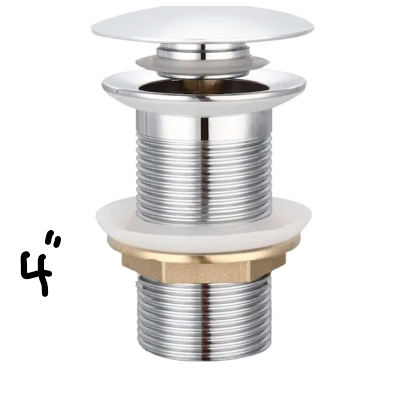 Waste Coupling 4 inch 6 inch basin push waste steel basin push waste ...