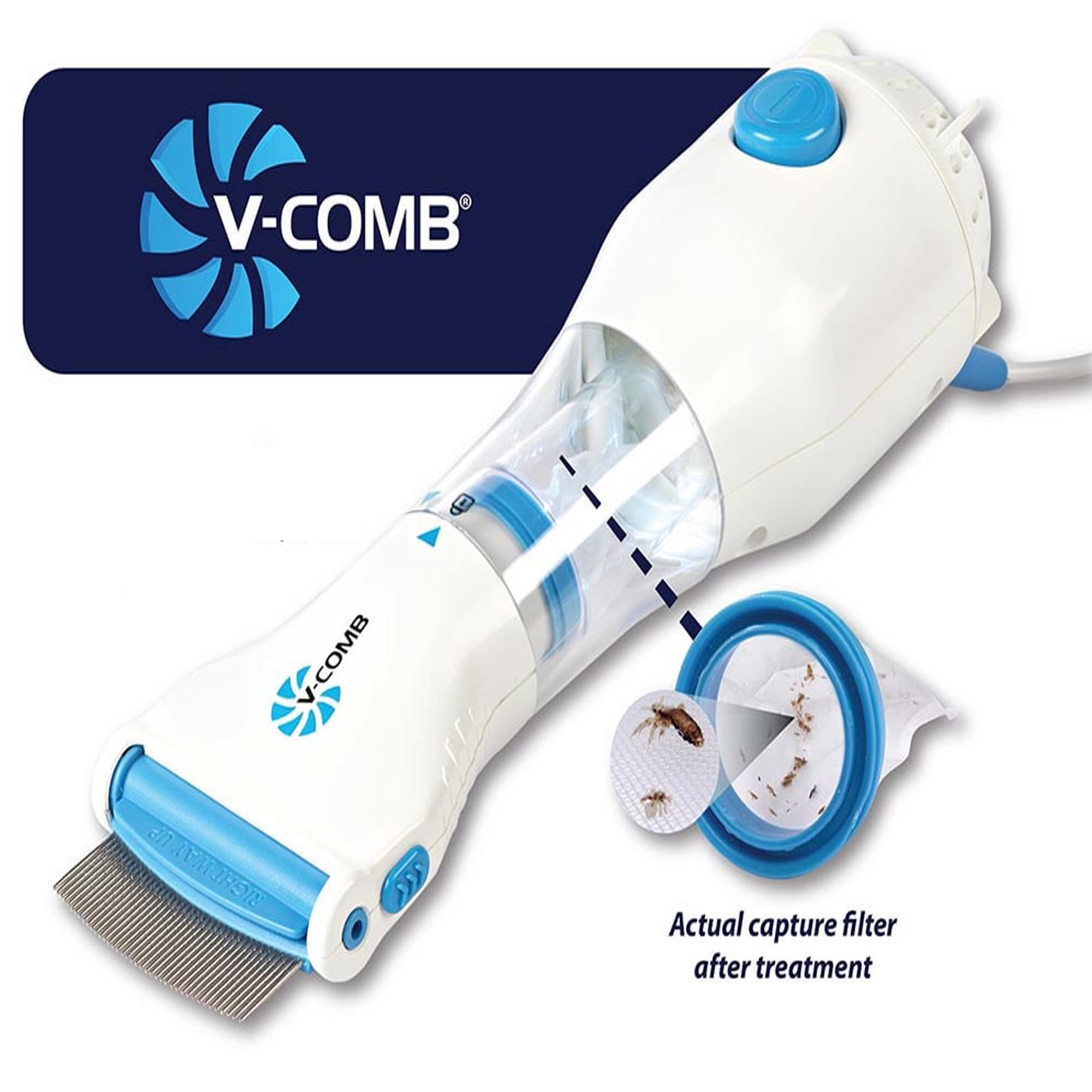 V Comb Head Lice Machine With Filter V Comb Head Lice Treatment Machine ...