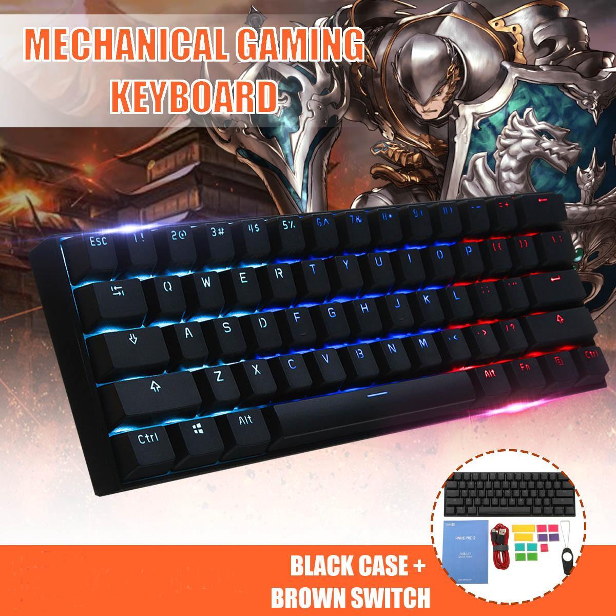 Negro, Gateron Brown Bluetooth 4.0 Obinslab Anne Pro 2 Teclado mecánico ...
