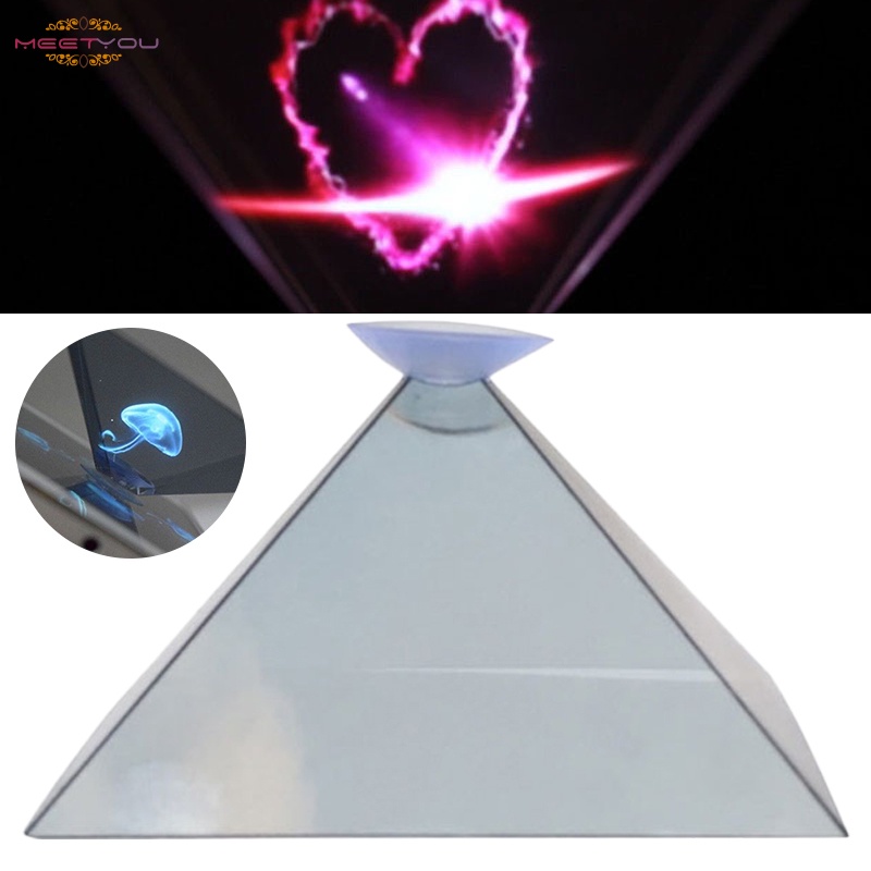 【Spot + COD 3D Hologram Pyramid Display Projector Video Stand Universal ...