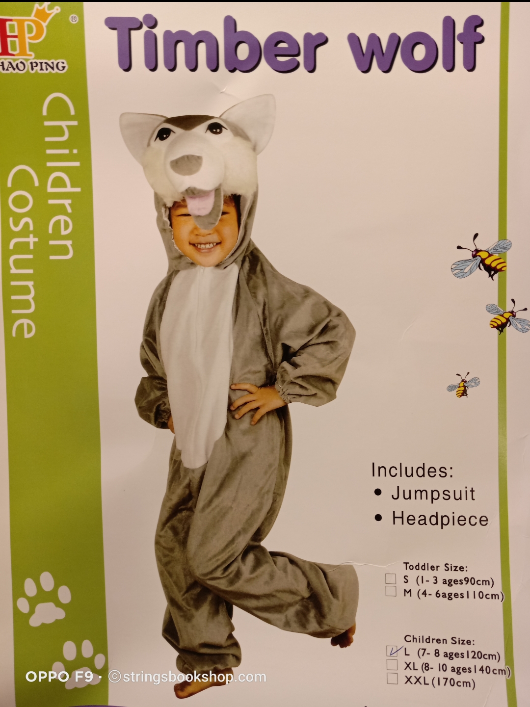 Timber wolf costume we have all kind of costumes like princess costumes ...