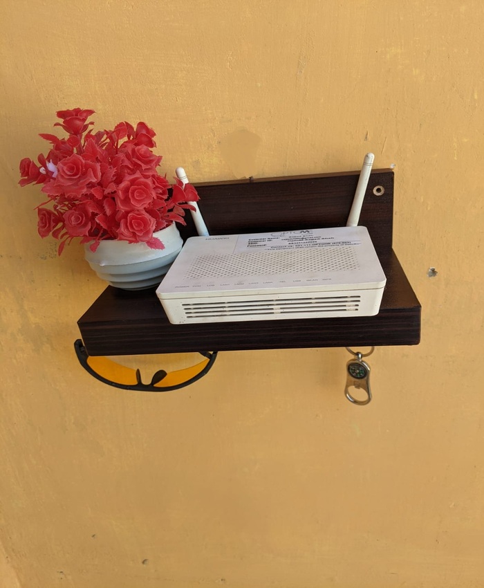 Wifi router & Ptcl Modem stand plus Key holder Keychain Stand | Daraz.pk