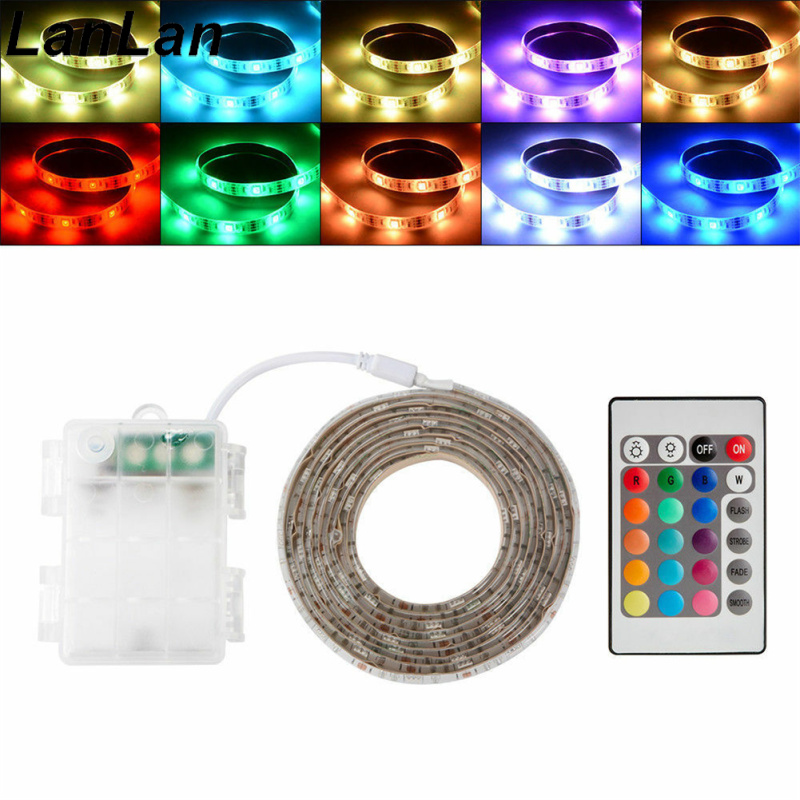 LanLan 5050 Rgb Colorful 5v Led Strip Light Ip65 Waterproof Soft ...