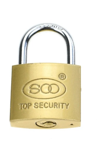 Steel lock with 4 key Full brass cylinder | Daraz.pk