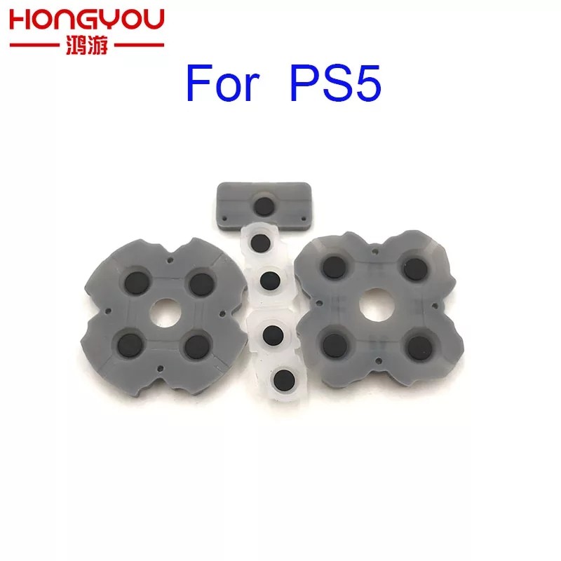 PlayStation 5 PS5 Controller Conductive Silicone Buttons Rubber Pads ...