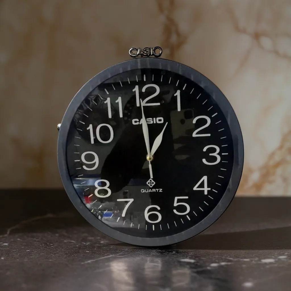 Casio wall clock timeless elegance wall clock tik tik machine and ...