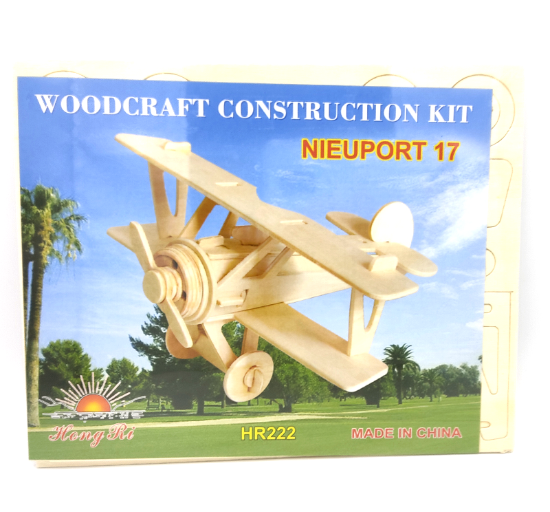 Airo Plane Assembly Puzzle Game - Wooden Craft Assembly Kit Toys For ...