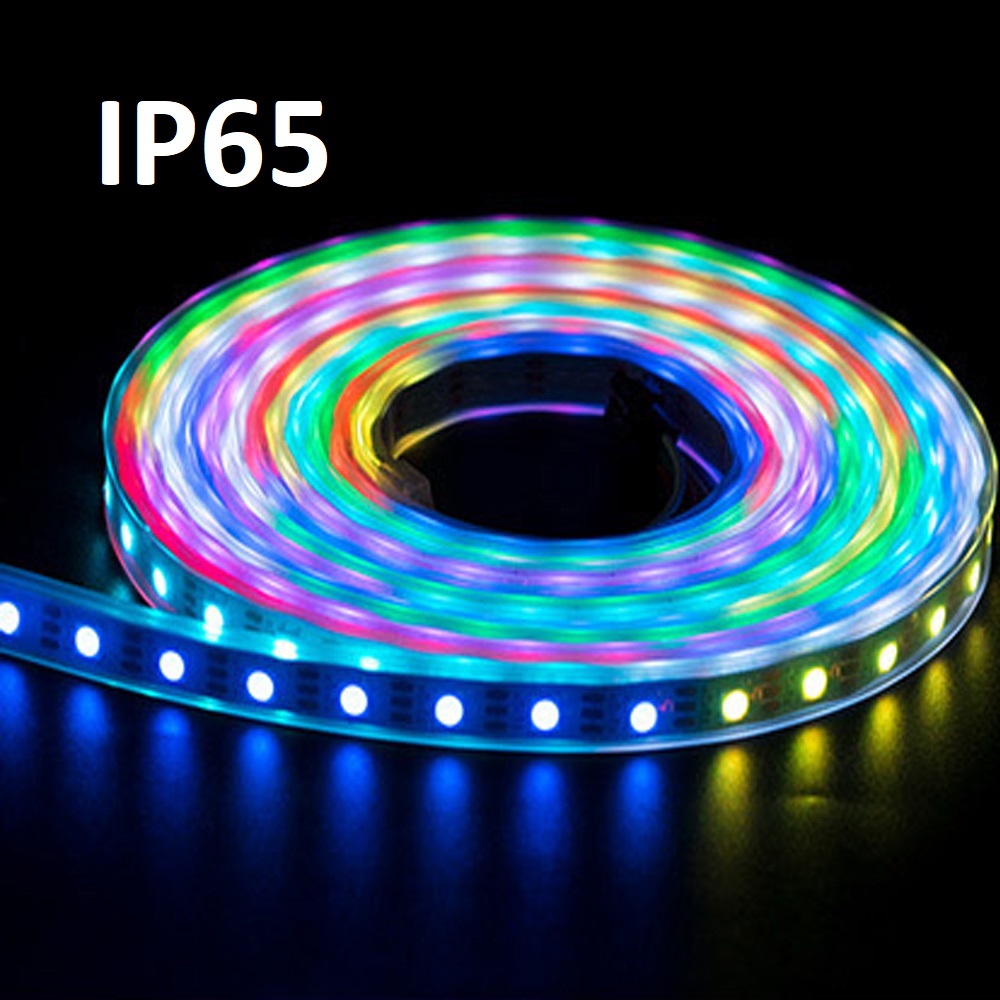 WS2812B IP65, IP67, IP30 LED Pixel Strip - 0.5 Meter (30 LEDs ...