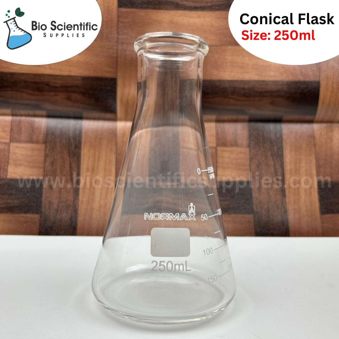 Normax - Borosilicate 3.3 Graduated Conical Glass Flask / Elementary ...