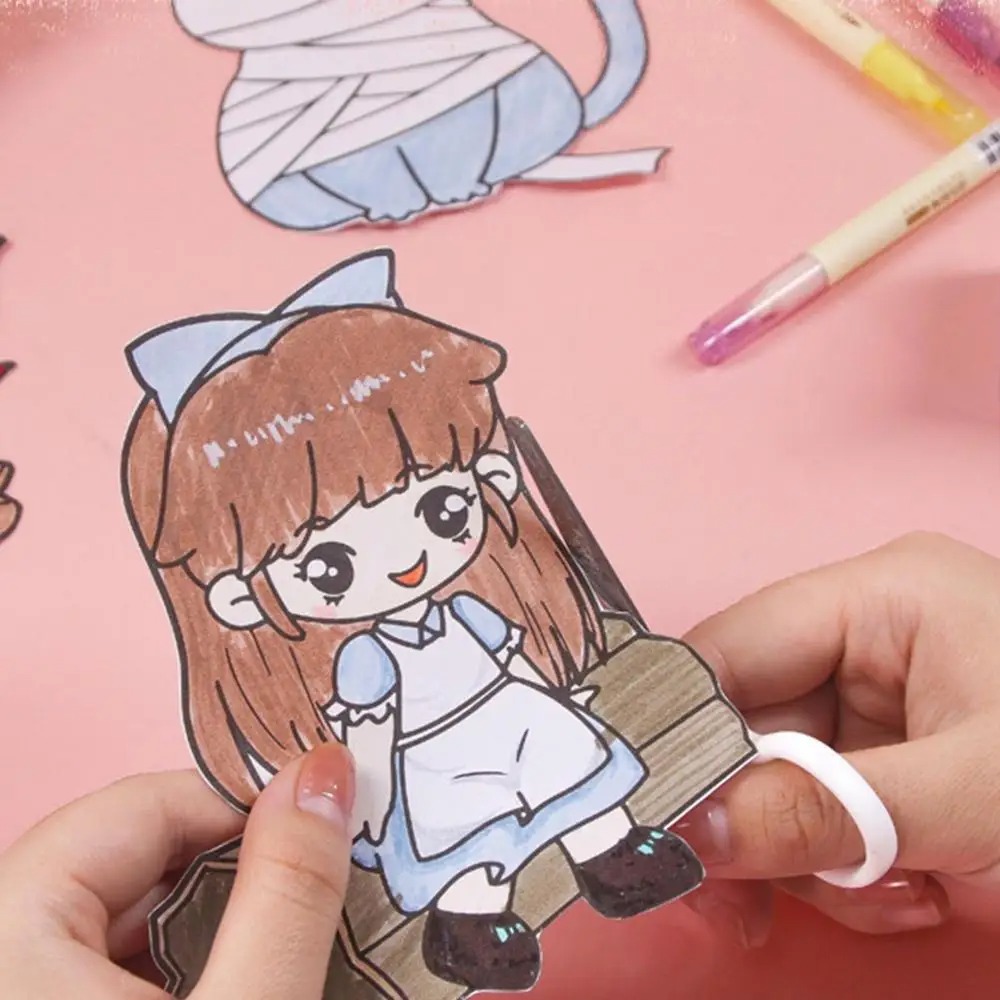 DIY Children's Drawing Roll Children's Graffiti Paper Color Filling ...