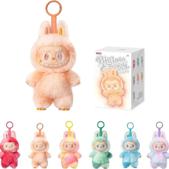 Labubu The Monsters Vinyl Face Doll Heart-Moving Macaron Doll Blind Box ...