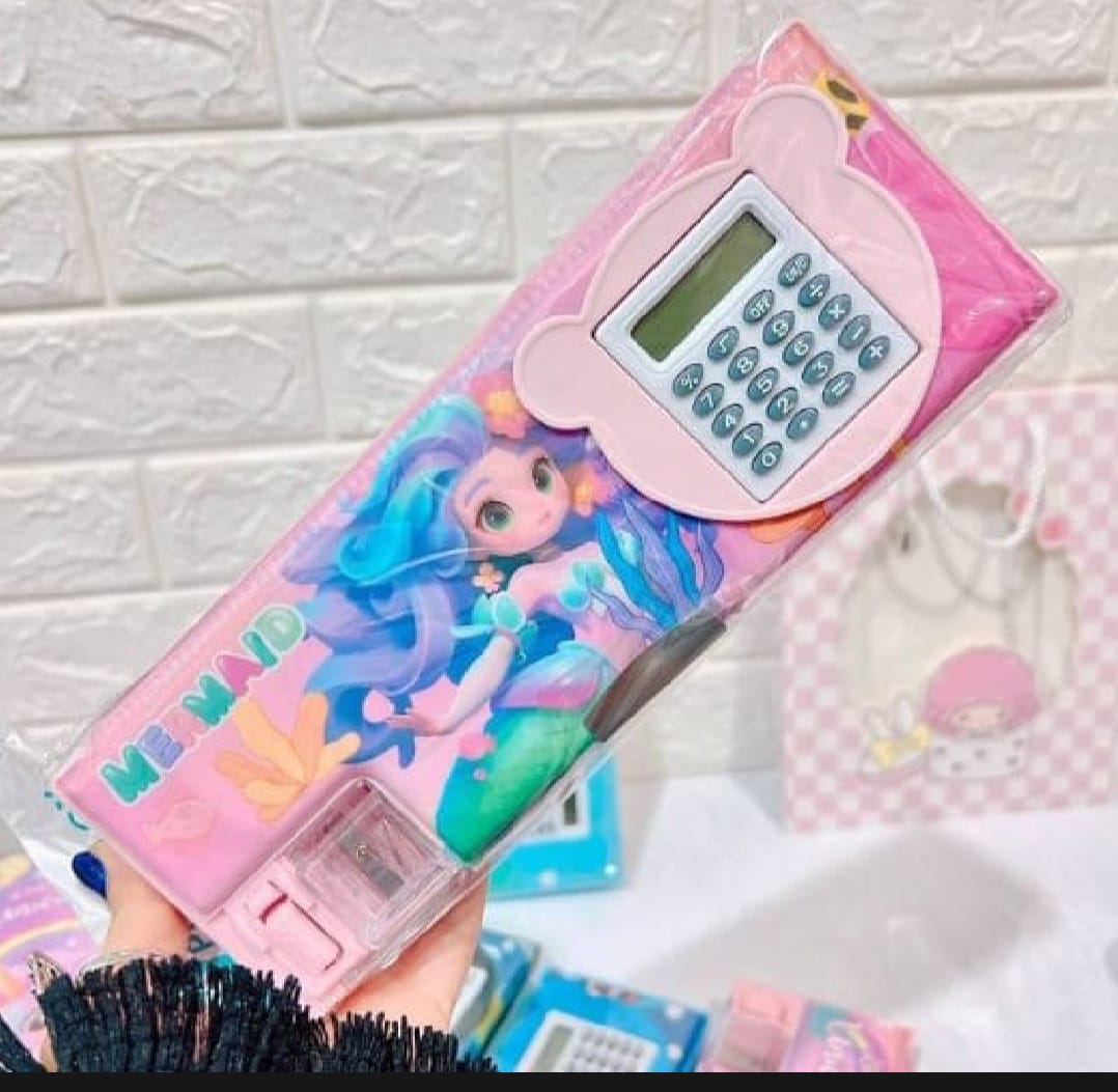 "Fancy Pouch for Kids – Stylish Geometry Box & Premium Stationery ...