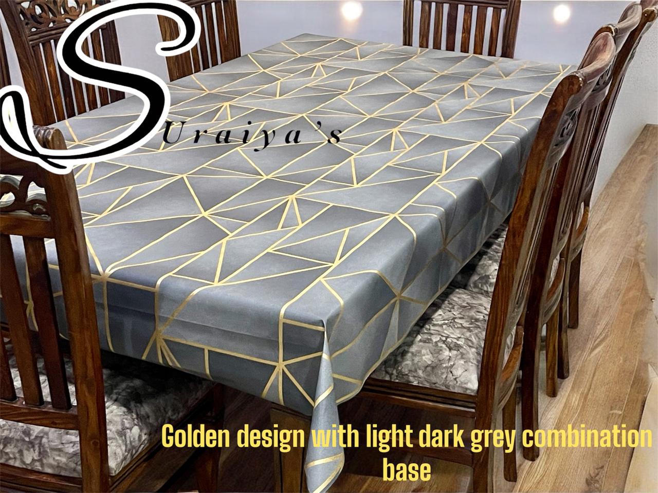 Fancy Dining Table Cover Sheet for 4 Seater 6 Seater or 8 Seater Dining ...